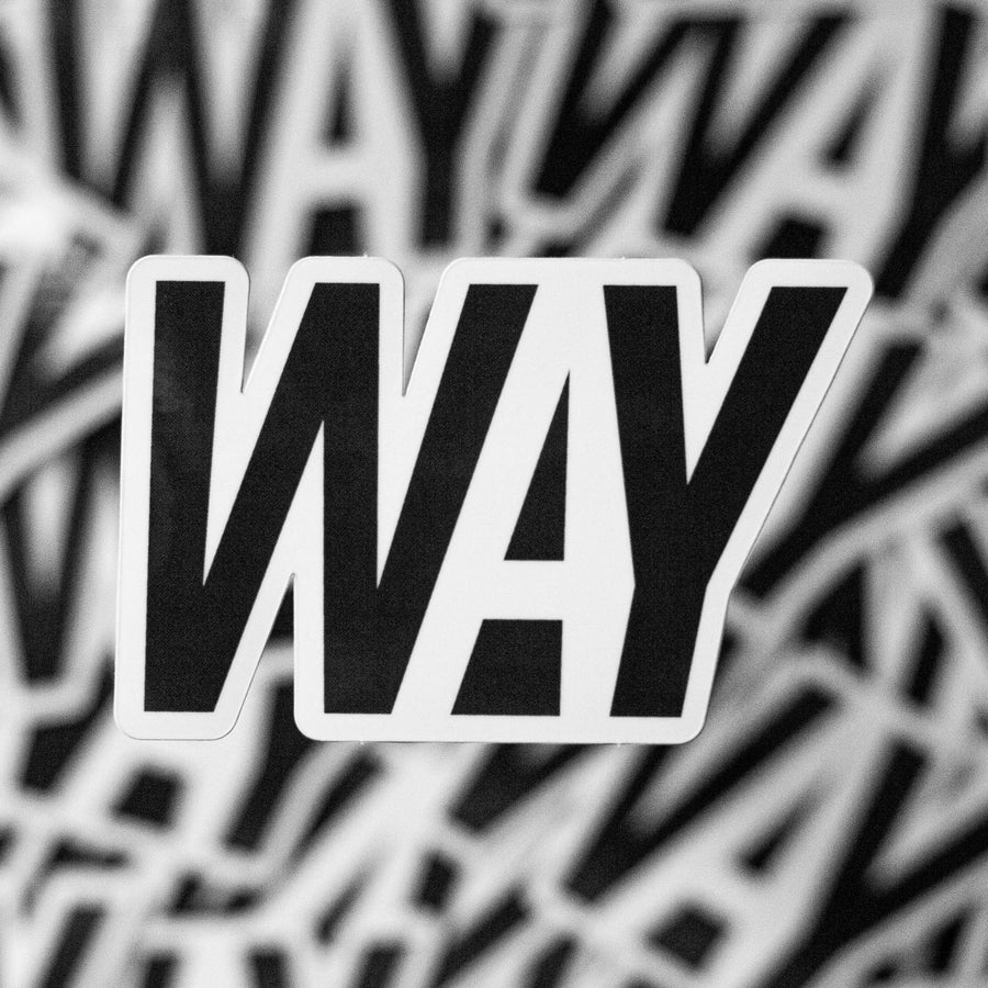 WAY Sticker